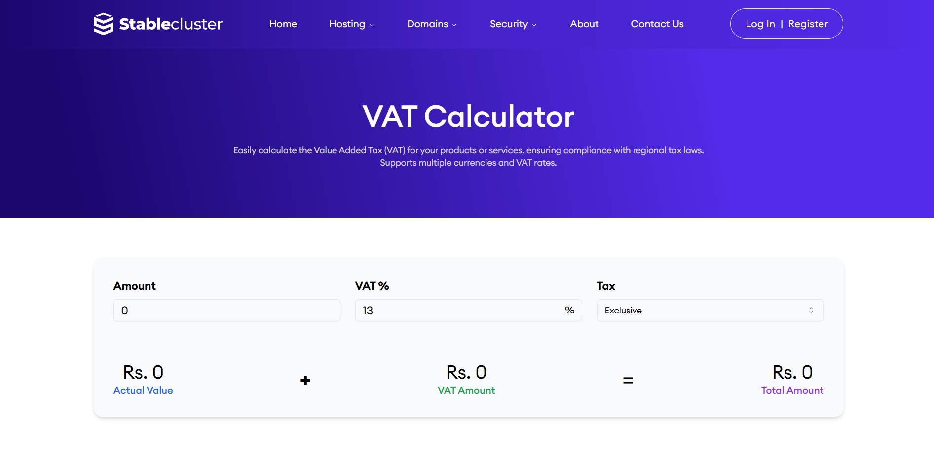 Free Online VAT Calculator – Quick & Accurate VAT Calculation